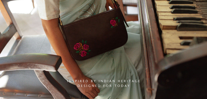 Welcome to Miri - Hand embroidered Vegan Leather Bags